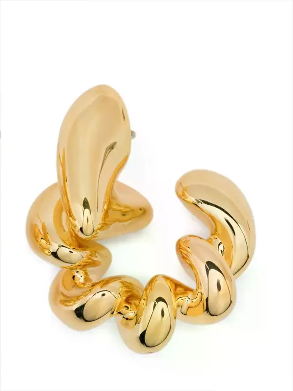 MARIA BLACK Coil Inverted Earrings - Gold