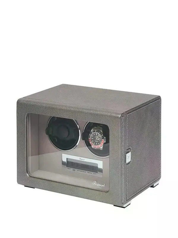 RAPPORT LONDON Quantum Duo Watch Winder - Silver