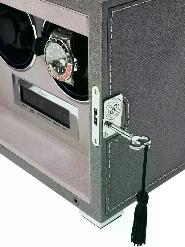 RAPPORT LONDON Quantum Duo Watch Winder - Silver