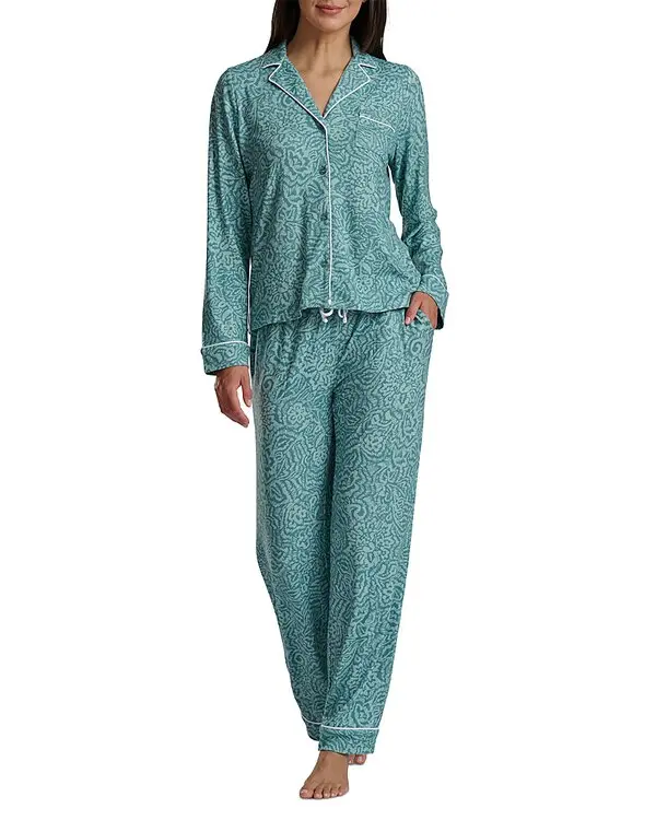 Splendid Floral Pajama Set - Dashing Garden