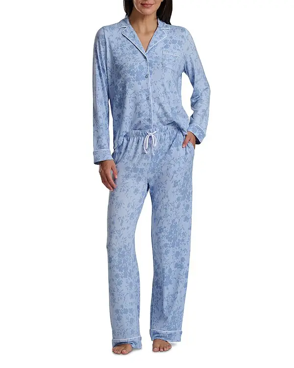 Splendid Floral Pajama Set - Falling Floral