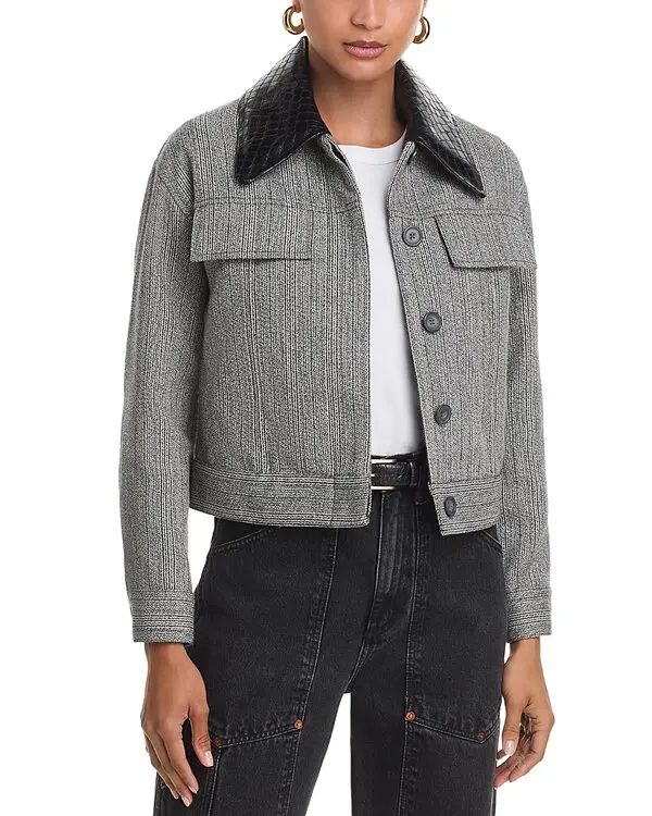 3.1 Phillip Lim Tailored Jacket With Combo Collar