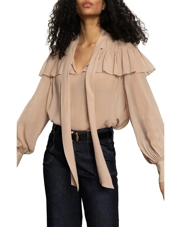 Sanctuary Fade Into You Ruffle Blouse