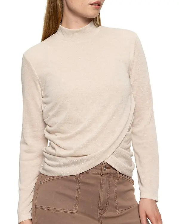 Sanctuary Long Sleeve Draped Top