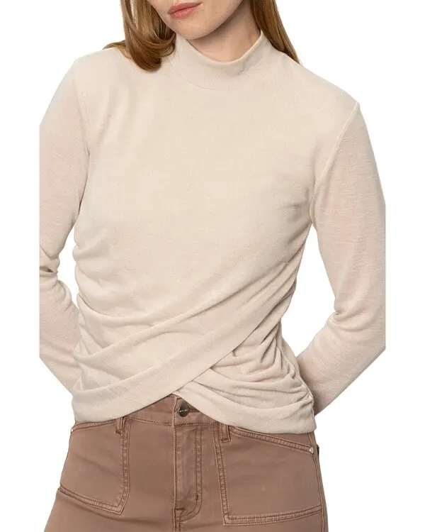 Sanctuary Long Sleeve Draped Top