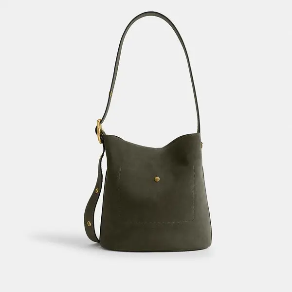 COACH OUTLET Coach® Bleecker Bucket Bag - Brass/olive