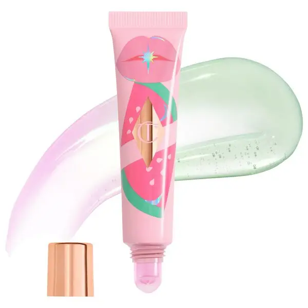 Charlotte Tilbury Unreal Lips Healthy Glow Nectar Lip Oil With Hyaluronic Acid And Vitamin E - Juicylicious Pink Watermelon