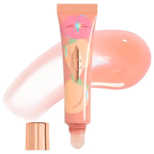 Charlotte Tilbury Unreal Lips Healthy Glow Nectar Lip Oil With Hyaluronic Acid And Vitamin E - Juicylicious Pure Peach