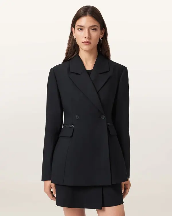 ALLSAINTS Mimmie Double Breasted Blazer