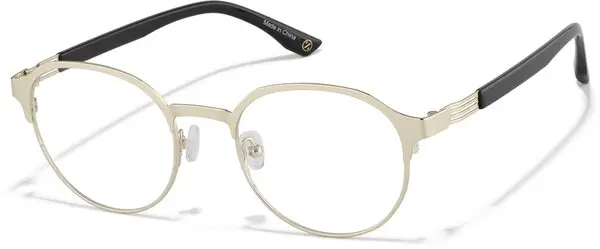 Zenni Browline Eyeglasses Frame - Gold