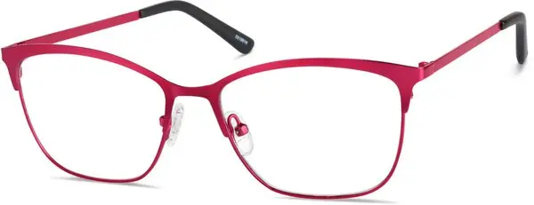 Zenni Browline Eyeglasses Frame - Red