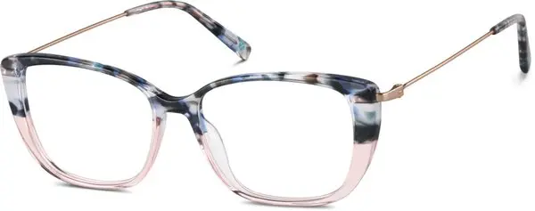 Zenni Rectangle Full Rim Eyeglasses - Charcoal