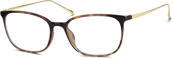 Zenni Rectangle Full Rim Frame - Tortoiseshell