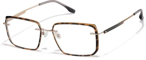 Zenni Rectangle Full Rim Frame - Tortoiseshell