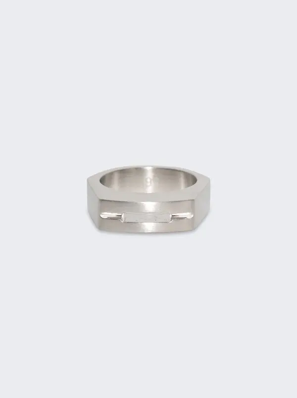 Rick Owens Grill Ring - Silver