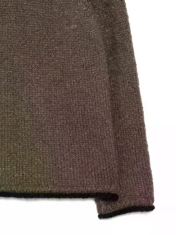 Our Legacy Rider Contrasting-trim Sweater - Brown