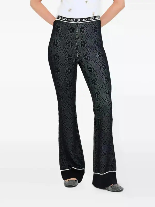 Liu Jo Graphic-pattern Trousers