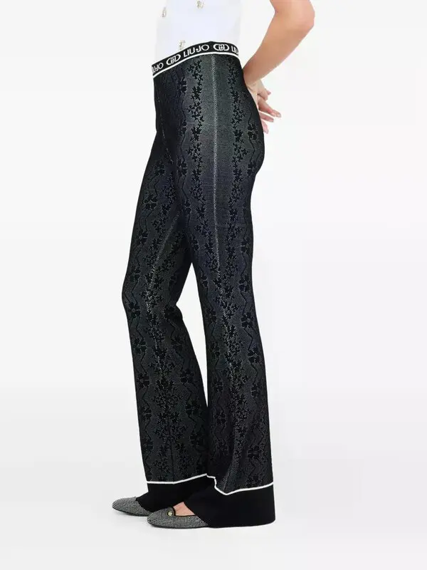 Liu Jo Graphic-pattern Trousers