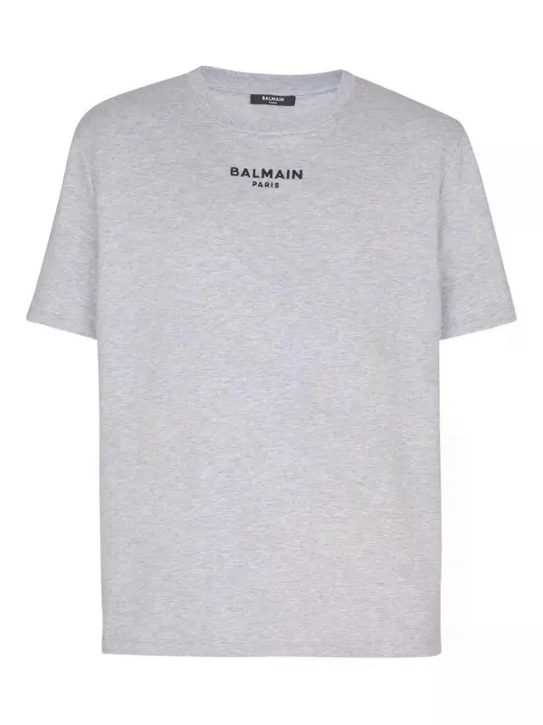 Balmain Embroidered Paris T-shirt - Grey