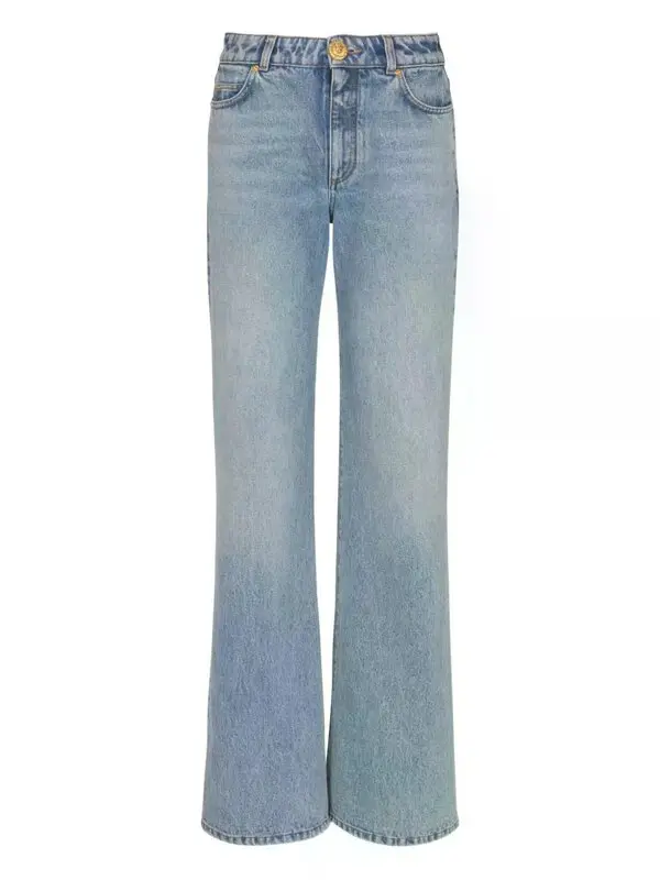 Balmain Faded Wash Jeans - Blue