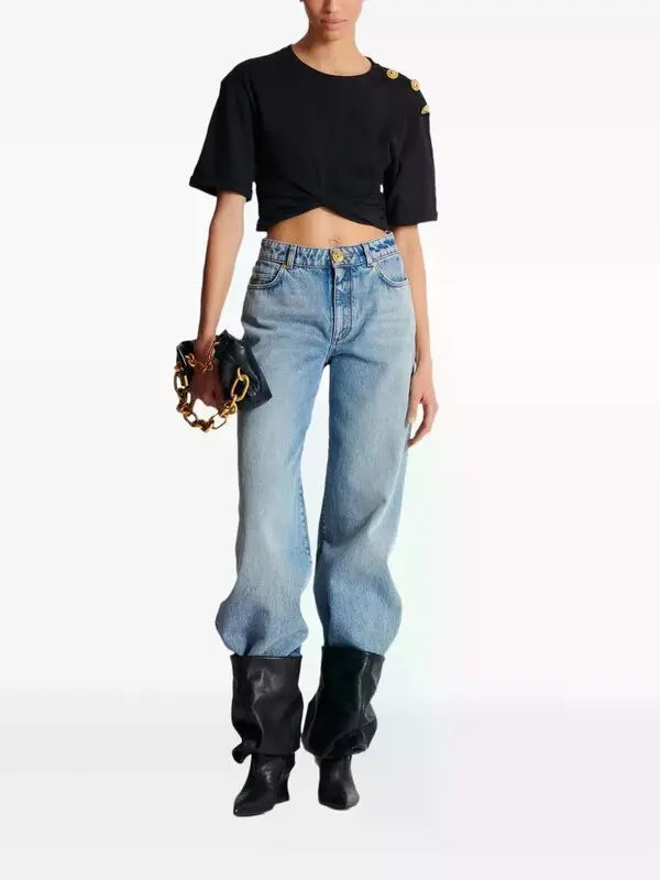Balmain Faded Wash Jeans - Blue