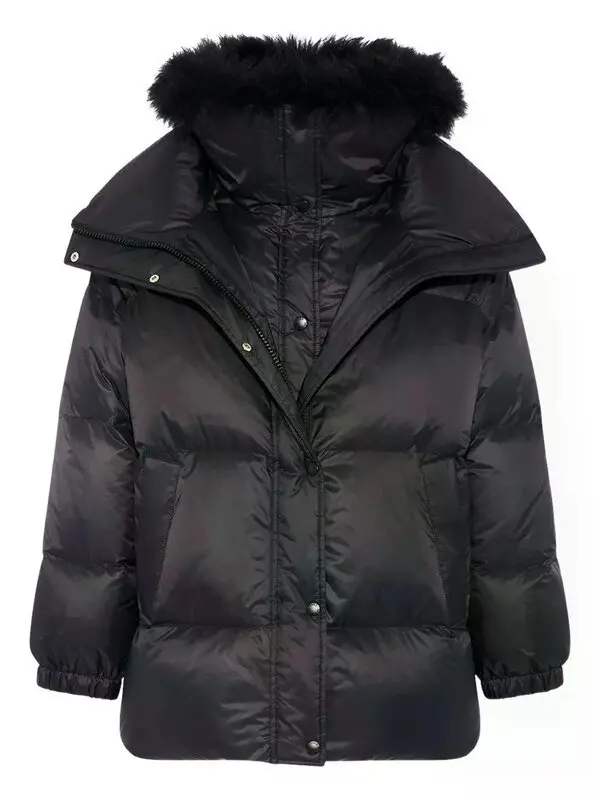 YVES SALOMON Lambswool-trim Puffer Jacket