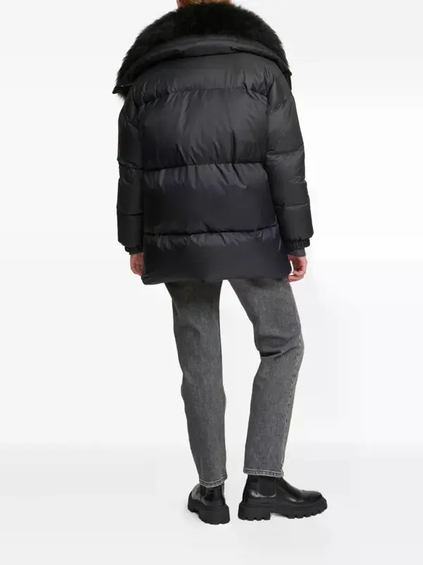 YVES SALOMON Lambswool-trim Puffer Jacket