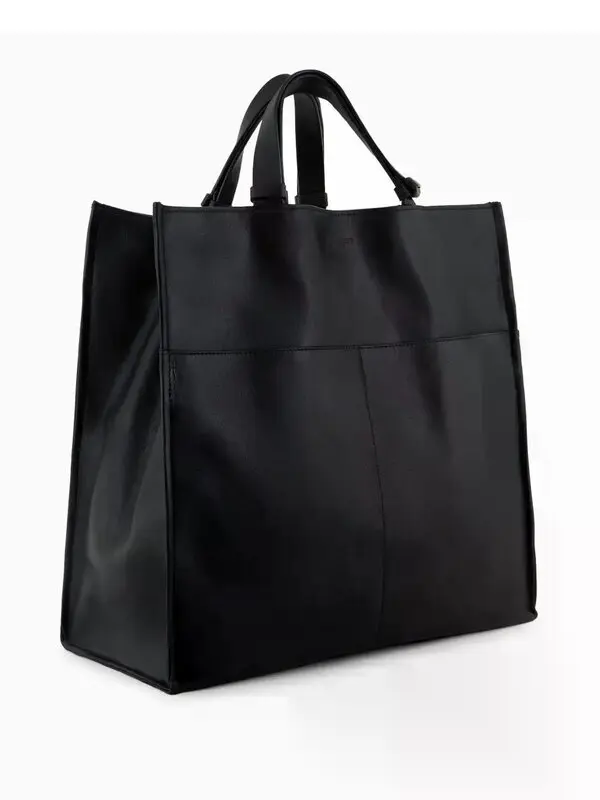 Giorgio Armani Leather Tote Bag