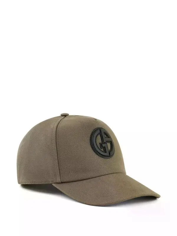 Giorgio Armani Logo-appliqué Baseball Cap - Green