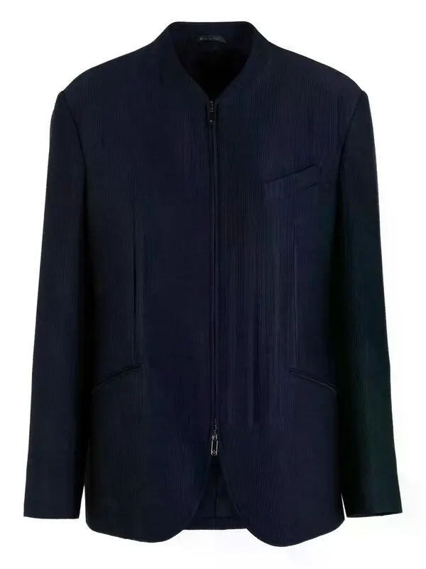 Giorgio Armani Zip-front Corduroy Jacket