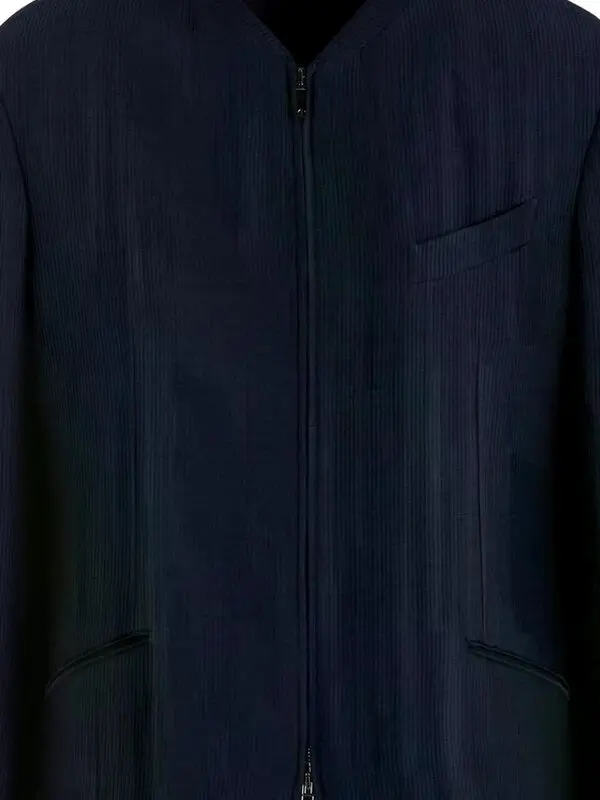 Giorgio Armani Zip-front Corduroy Jacket