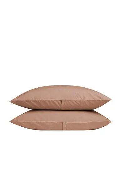 PARACHUTE Core Percale Pillow Cases - Adobe