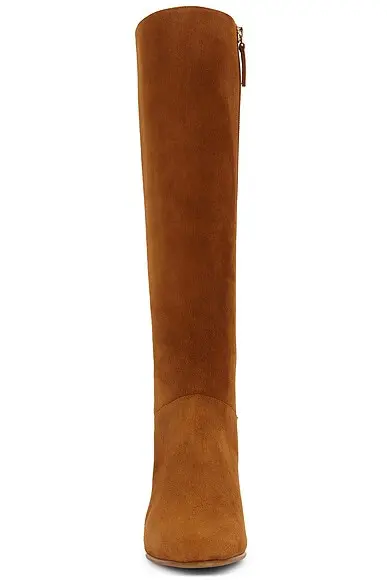 Manolo Blahnik Pitana 70 Suede Boot - Medium Brown