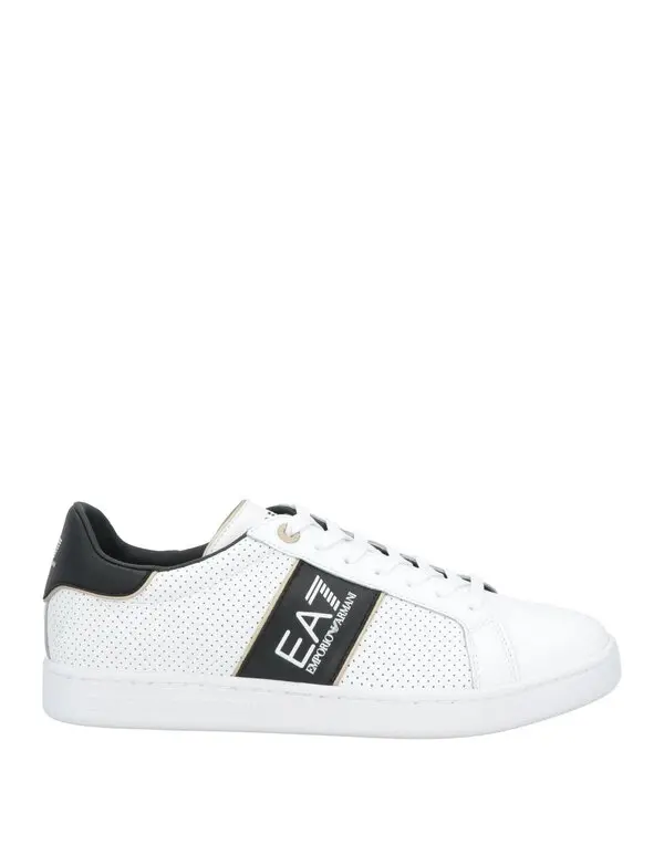 EA7 Soft Leather Low-top Sneakers