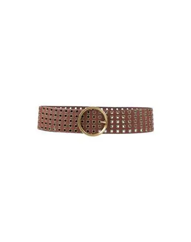 Pinko Wide Leather Belt - Brown