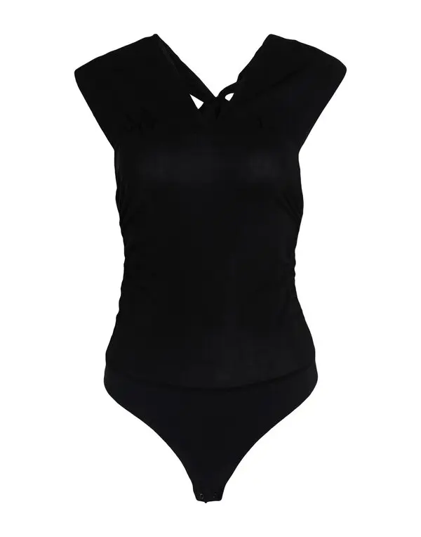 Pinko Bodysuit In Viscose, Elastane, And Polyamide