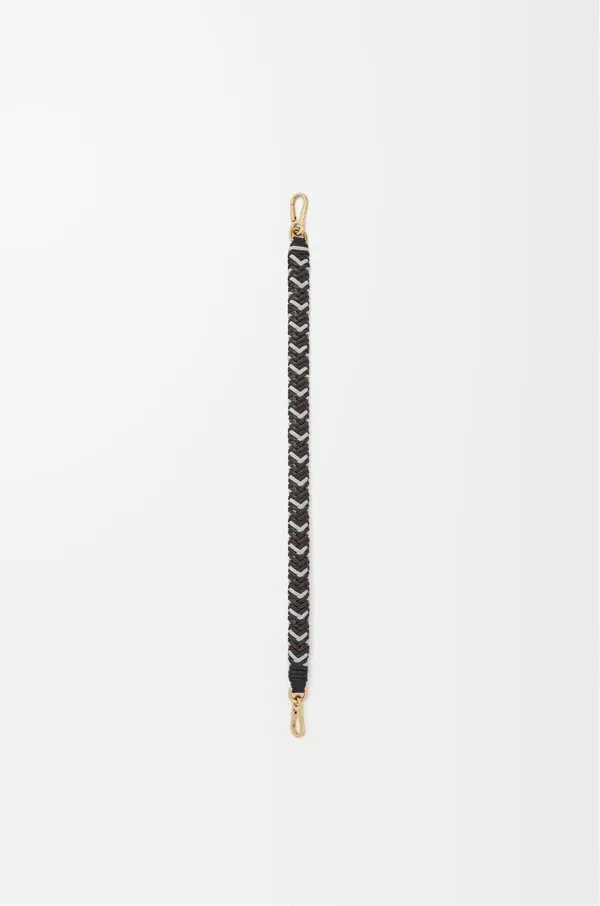 Loewe Arrow Short Strap - Black/chocolate