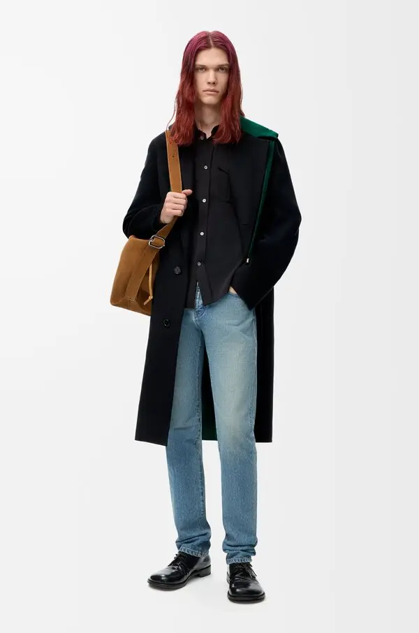 Loewe Hooded Wool And Cashmere Coat