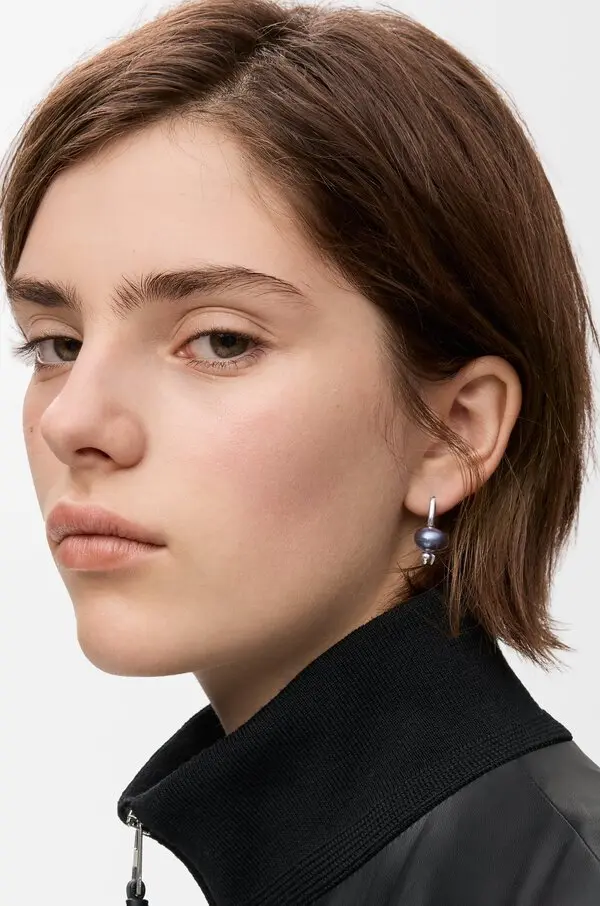 Loewe Blueberry Earrings - Silver/blue