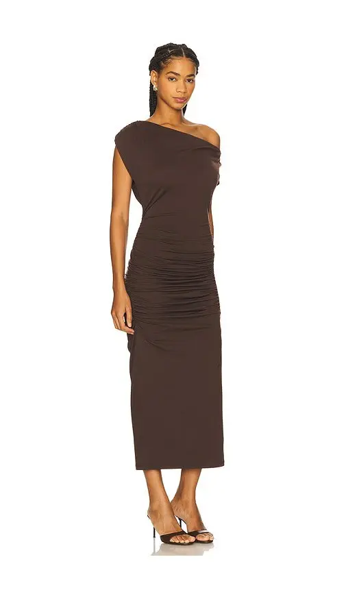 Susana Monaco One Arm Midi Dress
