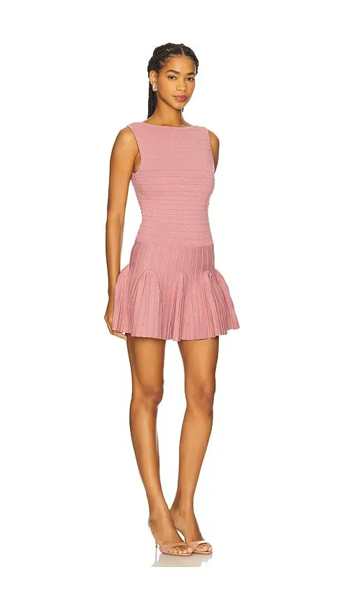 Retrofete Audrina Knit Dress in Pink - size XS