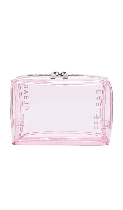 CEE CLEAR Small Cosmetic Case - Blush