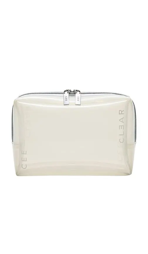 CEE CLEAR Small Cosmetic Case - Milky