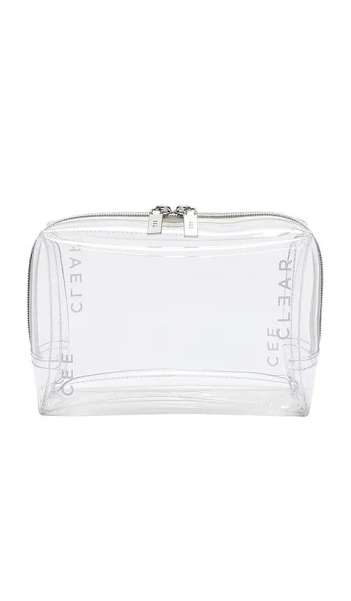 CEE CLEAR Small Cosmetic Case - Clear