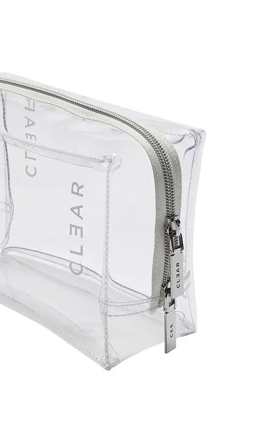 CEE CLEAR Small Cosmetic Case - Clear