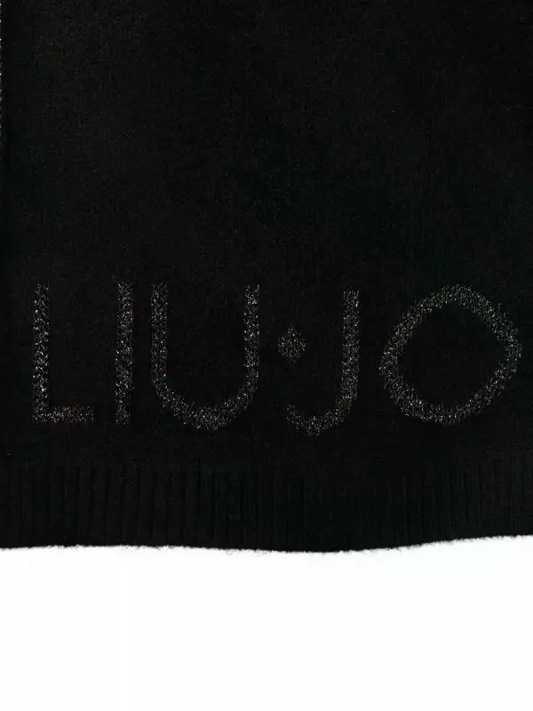 Liu Jo Metallic-logo Scarf