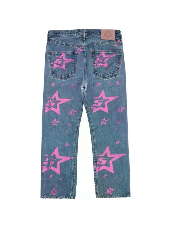 SP5DER 5star Vintage Star-print Jeans