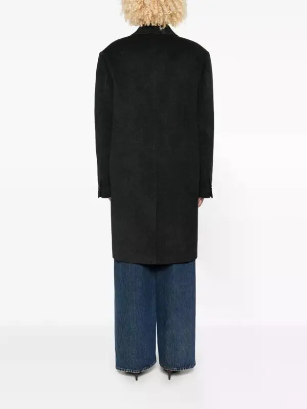 TOTEME Double-breasted Cashmere Coat - Grey