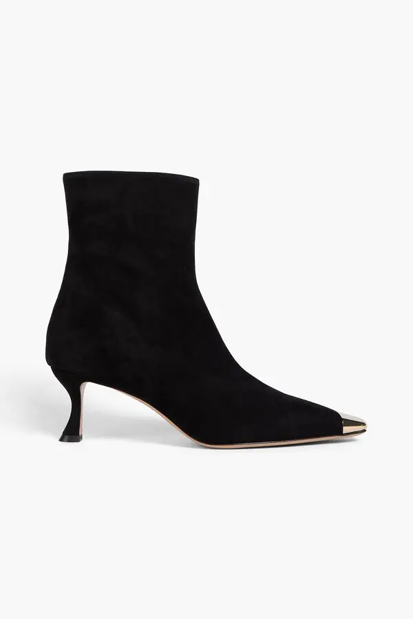 ALEXANDRE BIRMAN Olivia 60 Embellished Suede Ankle Boots
