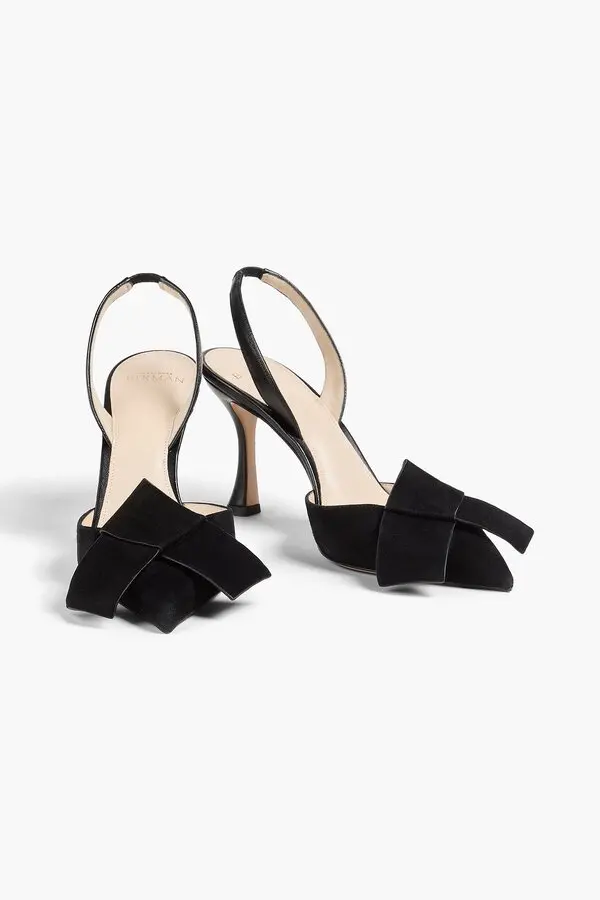 ALEXANDRE BIRMAN Bonny 85 Suede Slingback Pumps